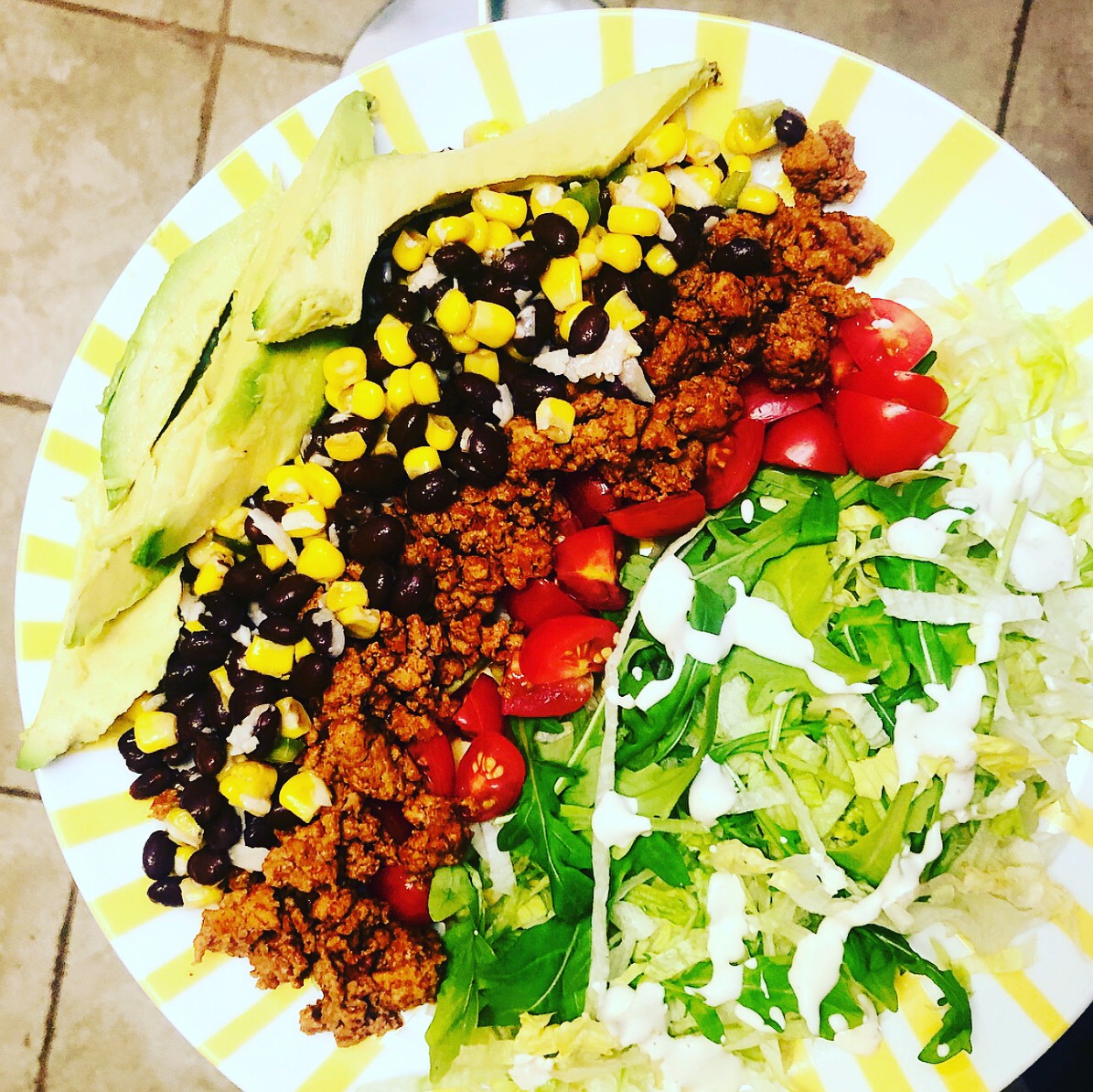 Deconstructed Taco Salad – Sprinkle Twist